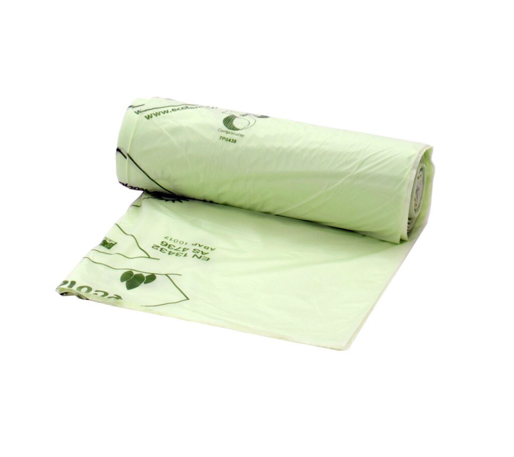 40 Litre Green Compostable Food Waste Liners (COMP40) (Case x 500) - Provac