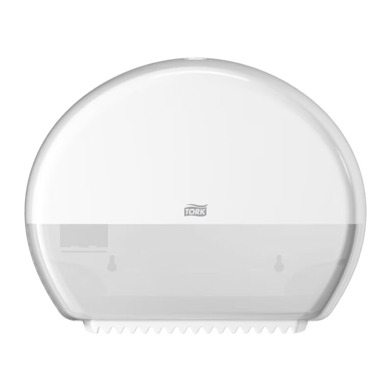 Tork *T2* 555000 White Mini Jumbo Toilet Roll Dispenser - Provac